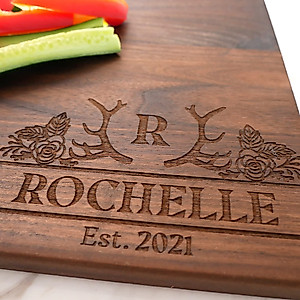 Engraved Cutting Boards Personalized Wooden Gift for Kitchen - Unique Custom Designs & Different Sizes - Personalized Engraved Wood Custom Cutting Boards for Weddings, Anniversaries & Housewarmings