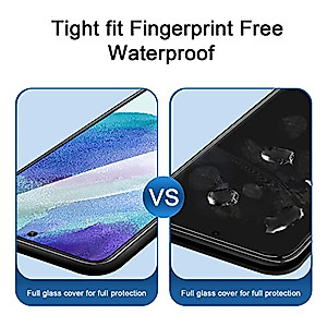 【 3+3 PACK 】Coolpow Designed for Samsung Galaxy S21 FE 5G Screen Protector Samsung S21 FE 5G Screen Protector Tempered Glass Film, Ultra HD, 9H Hardness, Scratch Resistant.【 NOTE: Not for Samsung S21 】