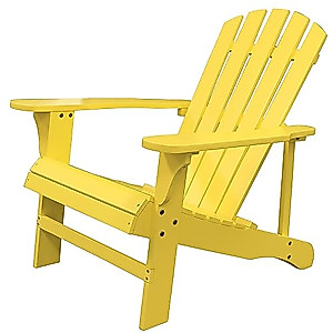 Leigh Country TX 38998 Adult Adirondack Yellow Chair