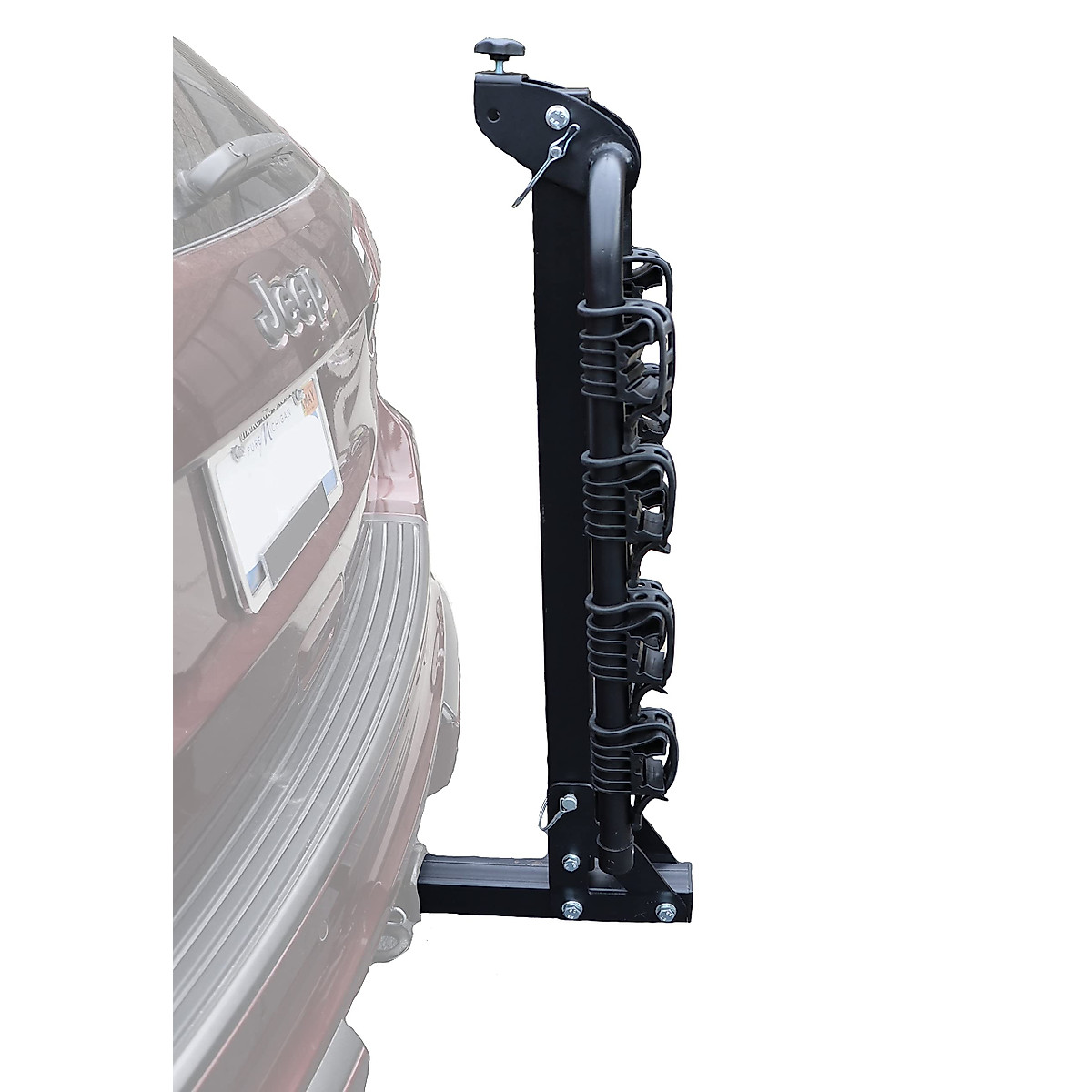 BRIGHTLINES Heavy Duty Swing Away Fold Down 2" Hitch Mount Bike Rack for up to 4 Four Bikes