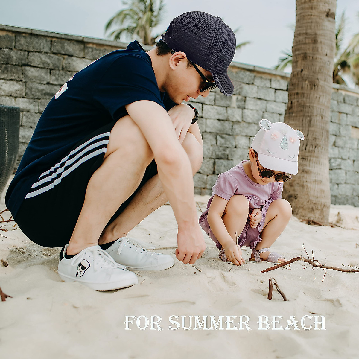 KECOP Breathable Full Mesh Hat for Men, Quick Dry Cooling Caps for Women,Lightweight Trucker Hats for Sports,Blue