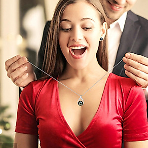 NONNYL Gifts Anniversary for Wife Women, Tahitian Black Pearl Necklaces,Mothers Day gifts for mom wife Mom Girlfriend Her Birthday day gifts Christmas day gifts Valentine's Day for her Jewelry Gifts