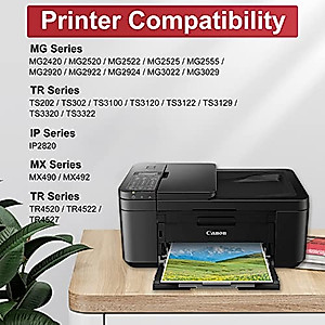 Funrrie 243 and 244 Ink Cartridges for Canon Ink cartridges 243 and 244 for Canon 243 Black Ink PG-243 Black PG 245XL CL 246XL for Canon mg2522 Ink Cartridges Pixma TS3120 TS3122 MX492 TR4520 MG2525