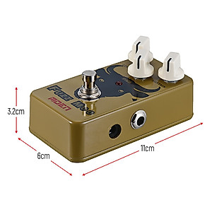 MOEN AM-FZ Fuzz Moo Fuzz Guitar Effect Pedal True Bypass Full Metal Shell With TONE Knob