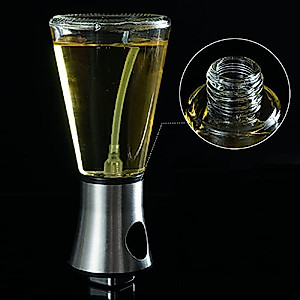 GLLBTPT Oil Sprayer For Cooking 200ml Oil Sprayer for Air Fryer 304 Stainless Steel Olive Oil Dispenser Spray Bottle with Funnel for Cooking,Salad, BBQ, Kitchen Baking, Roasting (200ML)