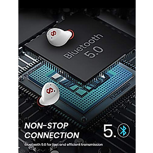 dyplay Wireless Earbuds Active Noise Cancelling with Dual-Mic, 3 ANC Modes 2020 Upgraded Wireless Bluetooth Headphones ANC TWS Earbuds 32hrs Playtime for TV Travel Work Home Office