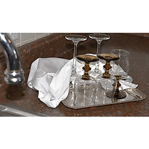 LIAET Flour Sack Kitchen Towels, Dish Towels,6 Pack 100% Cotton Towels 28' X 28'. Highly Absorbent, Hand Towels. Tea Towels, Kitchen Towels,with Hanging Loop.(6)