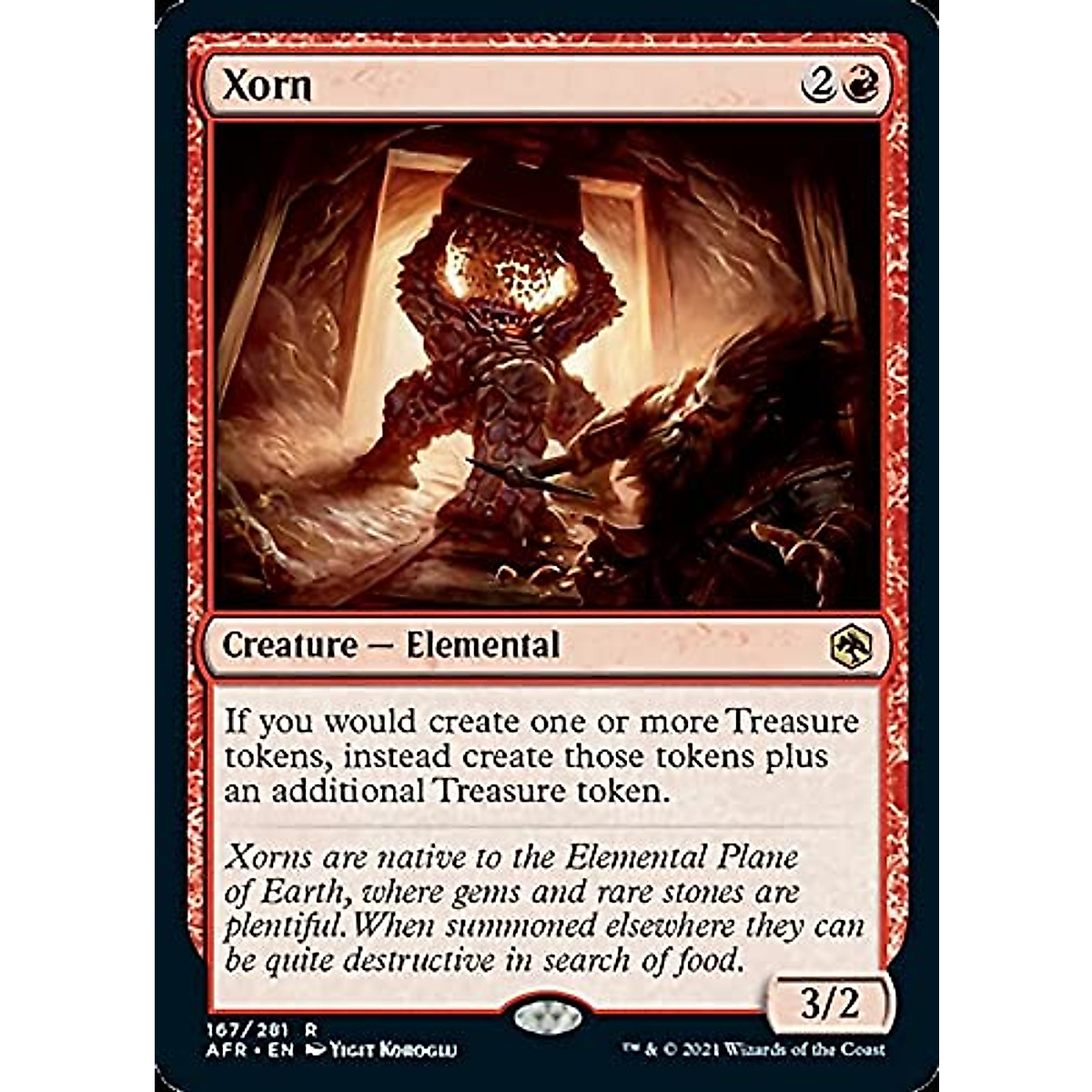 Magic: the Gathering - Xorn (167) - Foil - Adventures in The Forgotten Realms