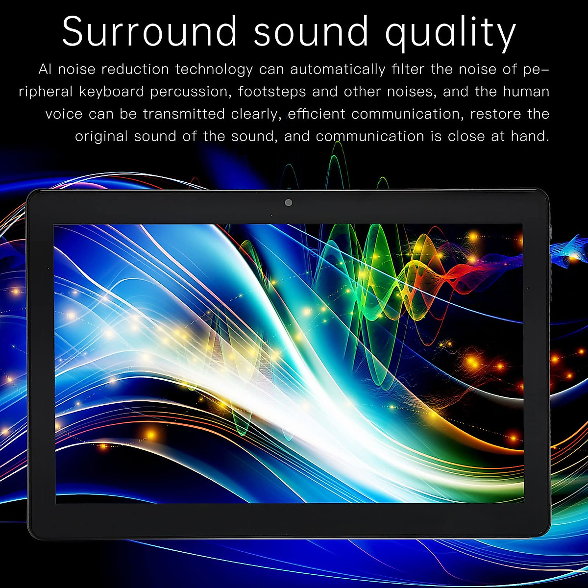 Tablet 10 inch, WiFi Tablet PC, 2GB RAM, 32GB ROM, Octa Core Processor, FHD IPS Touchscreen, 2MP Front 5MP Rear Camera, BT, 6000mAh, Type C Port, GPS (Grey)