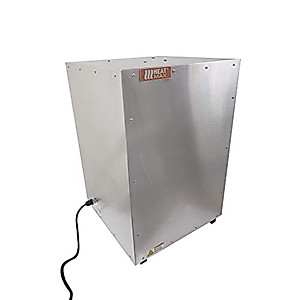 HeatMax 16x16x24 Small Hot Box Food Warmer with an Interior usable shelf space of 13 x 15.5 inch. Countertop Pizza, Patty, Pastry, Empanada, Concession Hot Food Holding Case