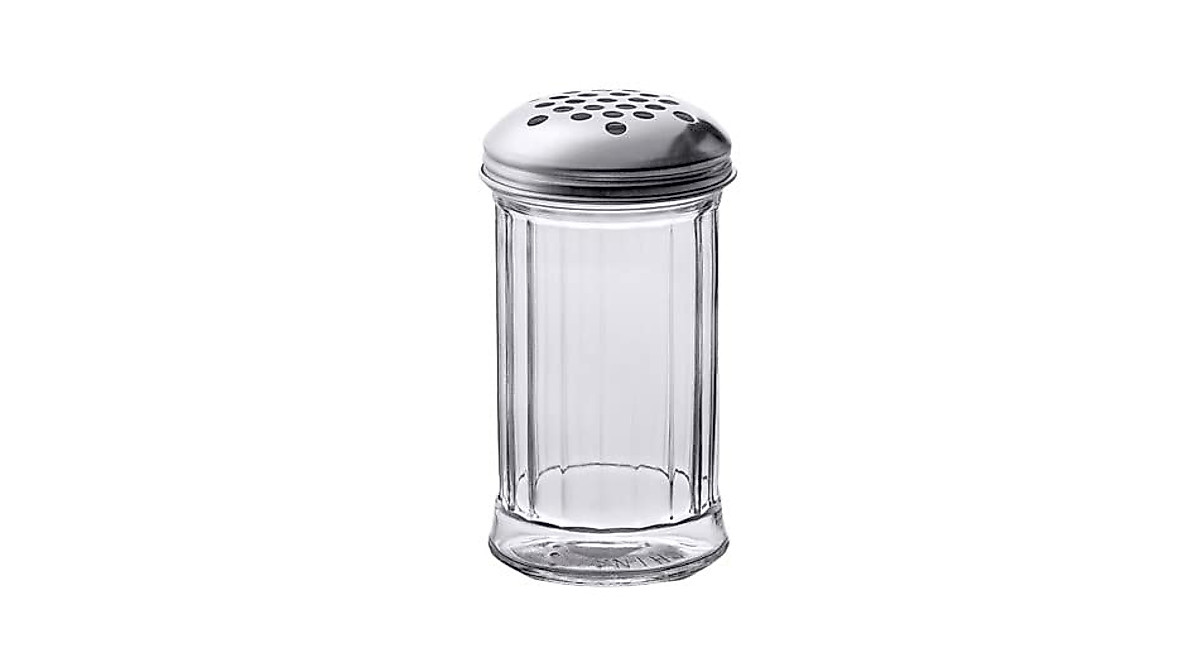 12 Oz. Cheese Shaker with Stainless Steel Lid | Geex Depot US