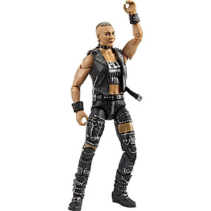 WWE Rhea Ripley Elite Collection Action Figure, 6-in/15.24-cm Posable Collectible Gift for WWE Fans Ages 8 Years Old & Up