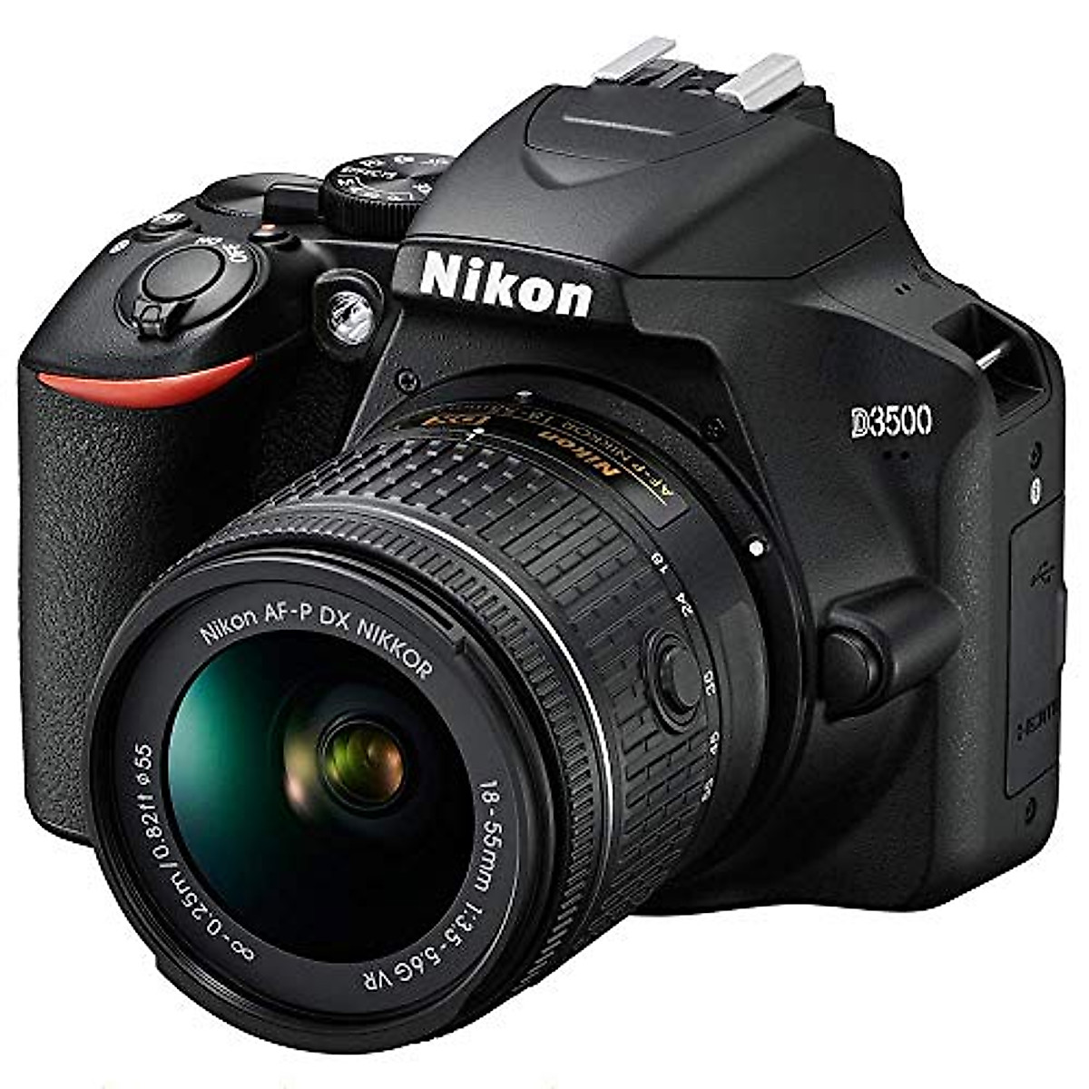 Nikon D3500 24.2MP DSLR Camera with AF-P DX NIKKOR 18-55mm f/3.5-5.6G VR Lens (1590B) – (Renewed)