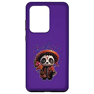 Galaxy S20 Ultra Cute Baby Panda Sugar Skull Dia de los Muertos Calaverita Case