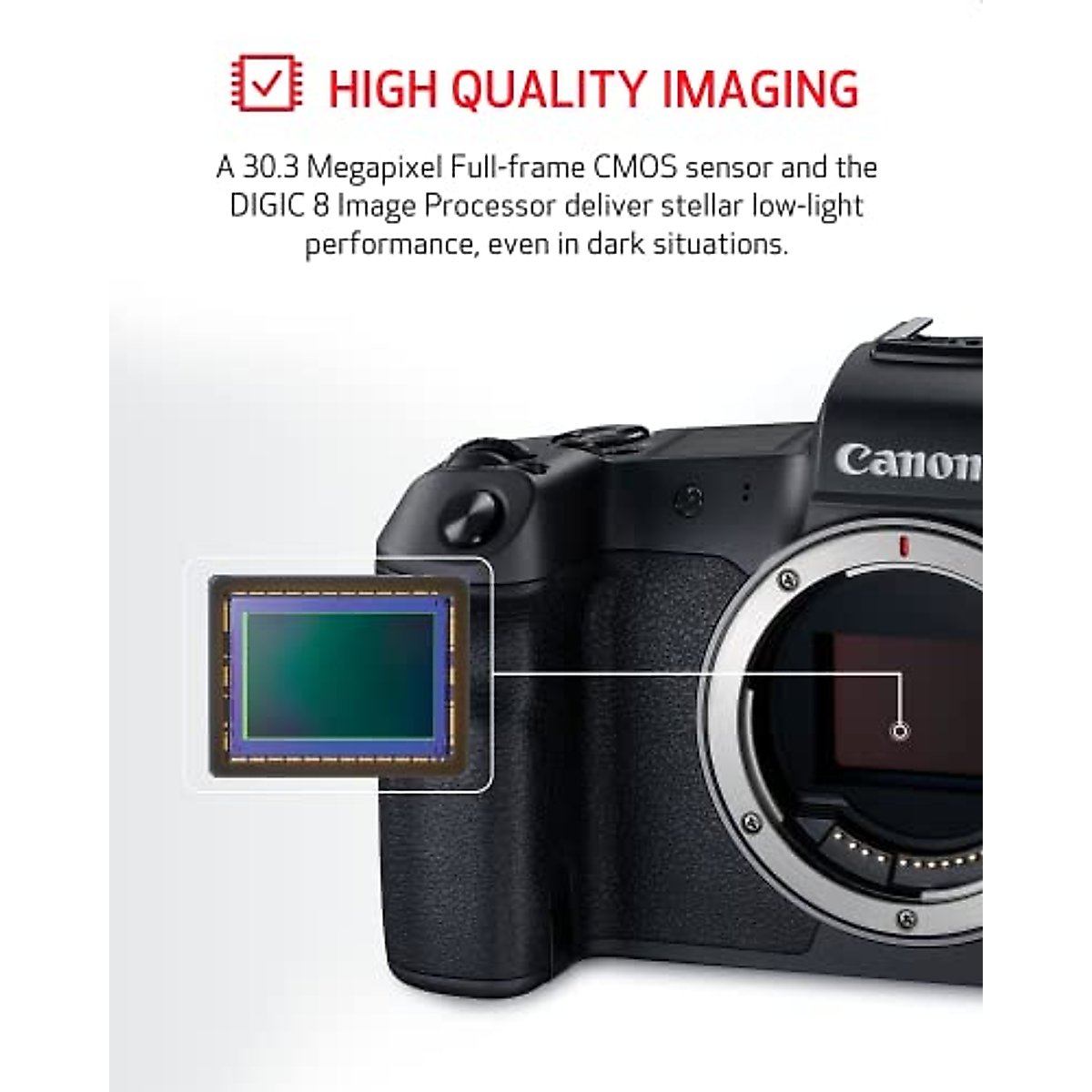 Canon EOS R RF24-105mm F4 L is USM Lens Kit, Vlogging and Content Creator Camera 4K UHD, Digital Single-Lens Non-Reflex AF/AE Camera, 0.24 Magnification, Mirrorless, Full-Frame