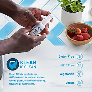 Klean ATHLETE Klean Melatonin | Sleep Supplement to Support Healthy Sleep-Wake Cycles, and Exercise Recovery | 1.7 Ounces Liquid Spray | Raspberry Lemonade Flavor