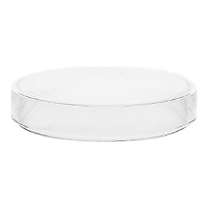 EISCO Petri Dish, 3.15" (80mm) - Beaded Edges Easy to Sterilize for Repeated Use Borosilicate Glass- Eisco Labs