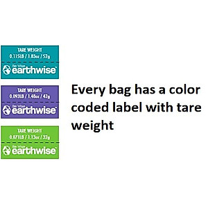 Earthwise Reusable Cotton Produce Bags Premium Set of 12 Grocery Bags Durable, Eco Friendly Material for Fruit and Vegetable Transport and Storage