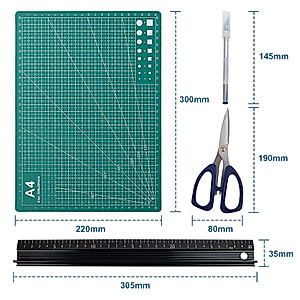 Yipscazo Smooth Tool Kit Designed for Cutting and Applying Self-Adhesive Backsplahs Tile on Various Materials