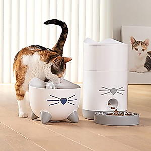 Catit PIXI Smart Feeder – Automatic and Customizable Feeding Schedule with App Support, White