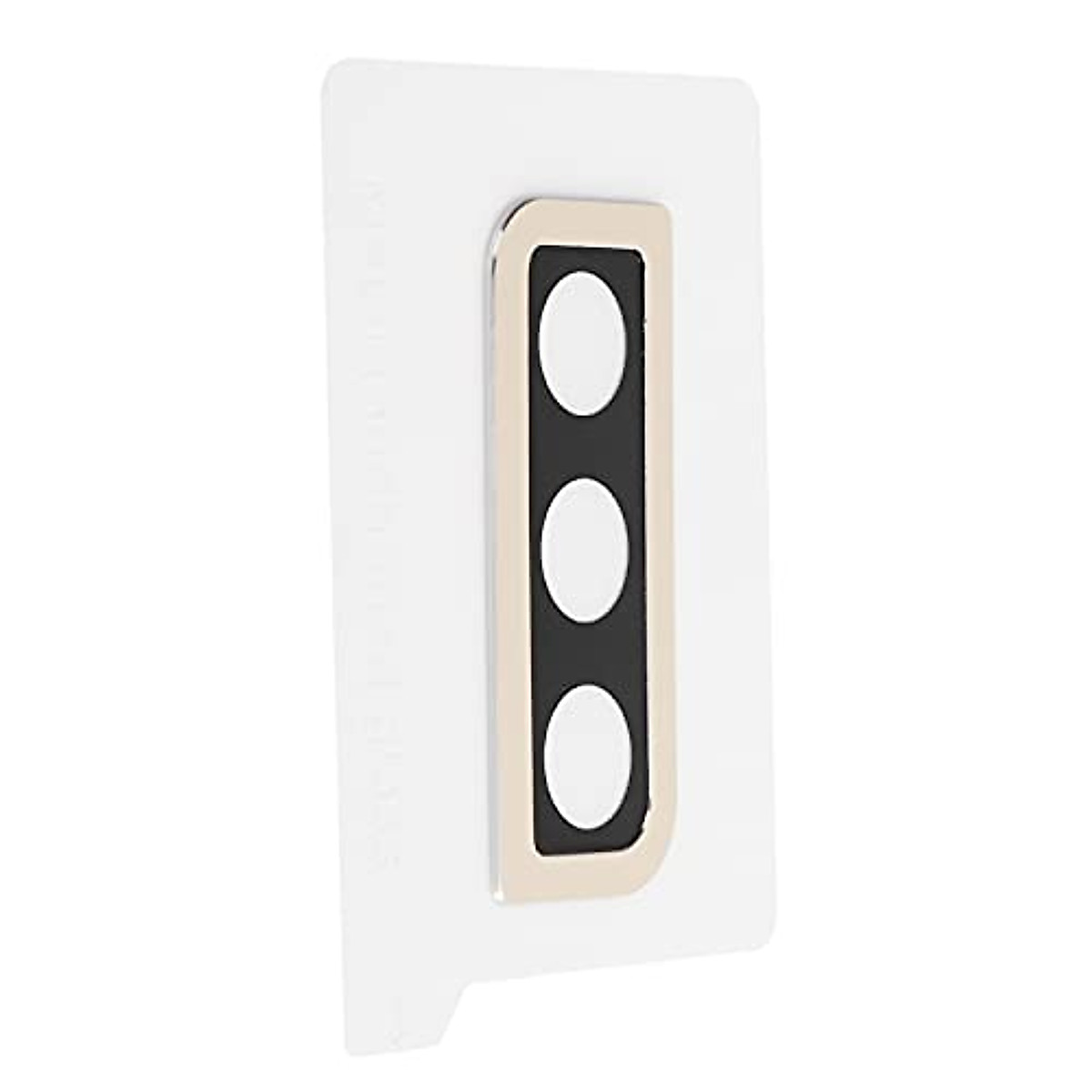 Mobile Phone Camera Lens Protector,High Transparency Rear Camera Cover Metal Phone Camera Covering Film for Samsung S21/S21 Plus,1:1 Original(Black Gold)