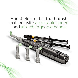 Brighter Image Lab Bilistic Pro Series Dental Tooth Polisher | Professional Dental Teeth Cleaning & Bleaching Modern Electric Toothbrush Corded | Removes Buildup and Freshens Breath