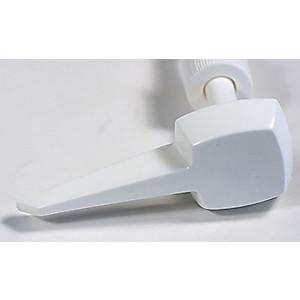 Carlisle FoodService Products Universal Condiment Pump/Dispenser Kit with 5 Lids, White