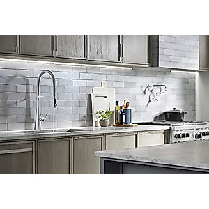 Kohler 22060-CP Graze Tall Commercial, 3 Function Semi-pro Kitchen Sink Faucet with Pull Down Sprayer, Polished Chrome