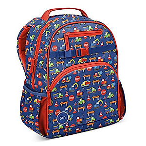 Simple Modern Toddler Backpack for School Boys | Kindergarten Elementary Kids Backpack | Fletcher Collection | Kids - Medium (15" tall) | Under Construction