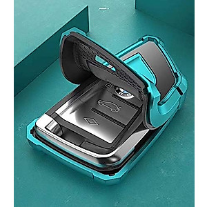 ontto Key Fob Cover Fit for Chevrolet Cruze Buick Lacrosse Flip Remote Keyless 4-button red