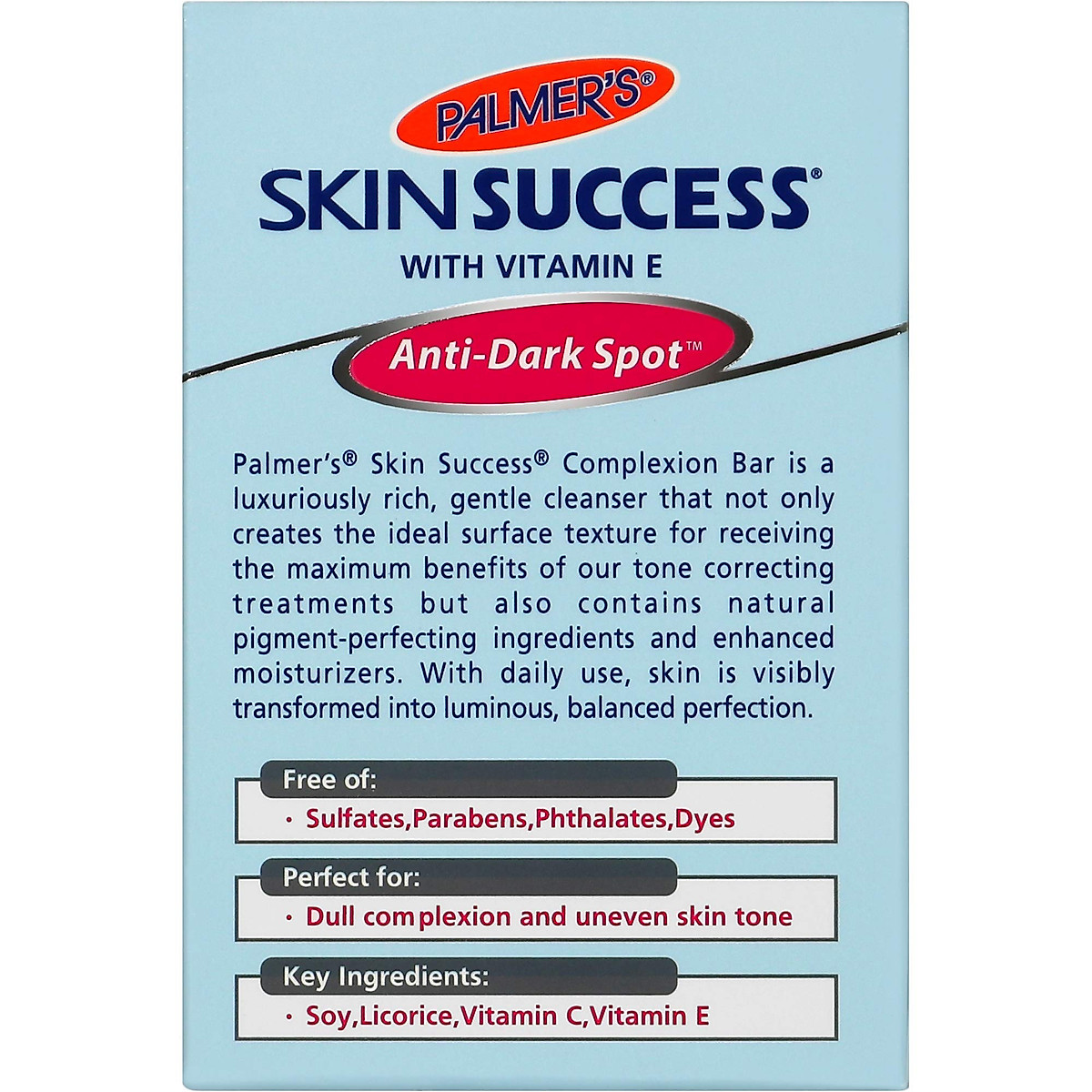 Palmer's Skin Success Anti-Dark Spot Complexion Bar, 3.5 Ounce (Pack of 12)