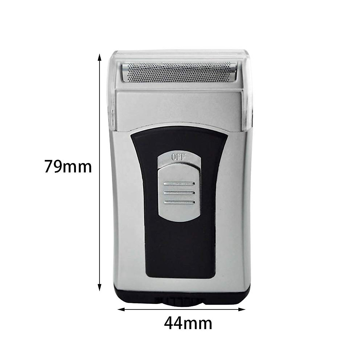 Electric Shavers for Men, Mens Beard Electric Shaver, Cordless Metal Double Shaver, Wet Dry Trimming Mini Travel Beard Home Washable Razor