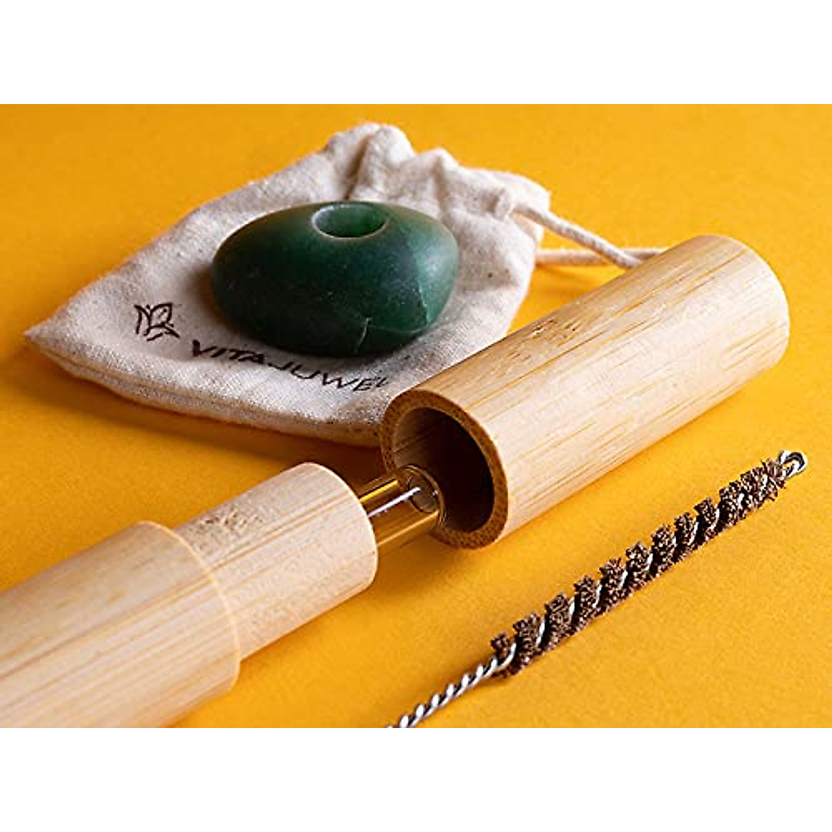 VitaJuwel Crystal Straw | Amethyst