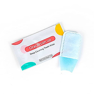 Serlife Disposable Finger Cleaning Teeth Wipes Soft Gauze Infant Finger Clean Oral Toothbrush Whitening Wipe (100Pcs)