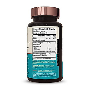 Eye Vitamins Select AREDS 2 Ingredients with Vitamin E, Lutein, and Astaxanthin - OptiWell by LiveWell | Eye Health Supplement and Blue Light Support - 30 Softgels