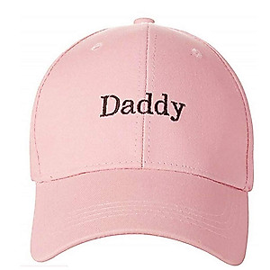 Foetest Cap Adjustable Baseball Cap Daddy Hat Headdress Dad-Cap Hat Sunhat Hip-Hop Flat Snapback Pink