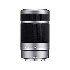 Sony ZV-E10 Mirrorless Camera with 16-50mm Lens, White with E 55-210mm f/4.5-6.3 OSS E-Mount Lens