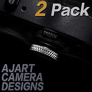 Camera Shutter Button (2 Pack/Silver) Upscale and Delicate Soft Shutter Release Button
