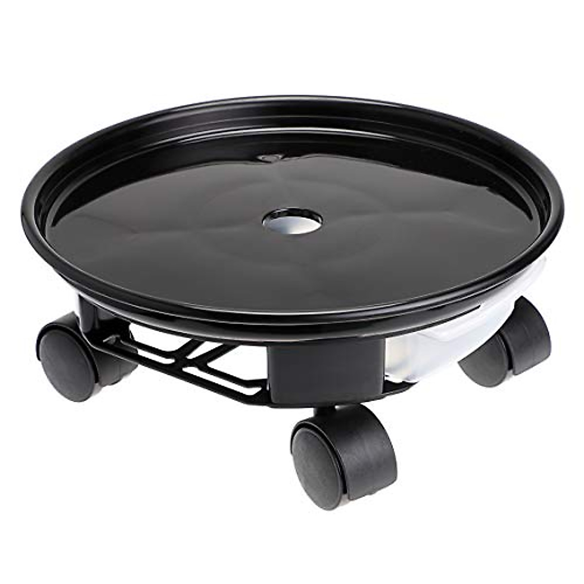 Skelang 13” Plant Caddy Plant Saucer Pot with Moving Water Drawer, Movable Planter Dolly, Plant Stand Pallet for Heavy Planter, Loading Capacity 100 Lbs