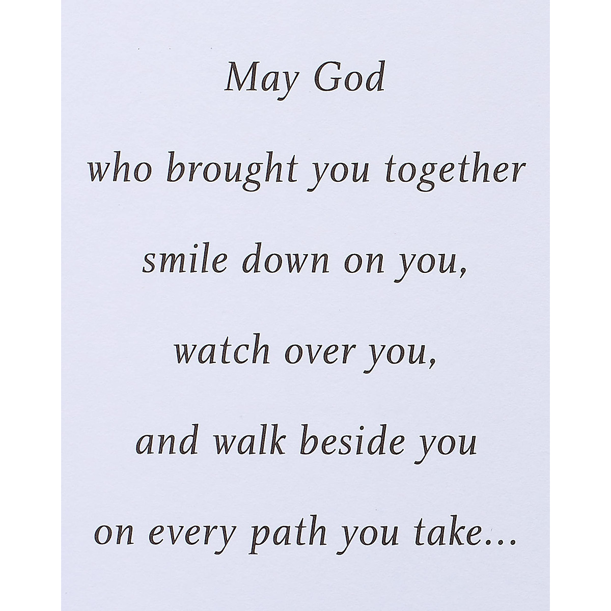 American Greetings Religious Wedding Card (Special Couple)