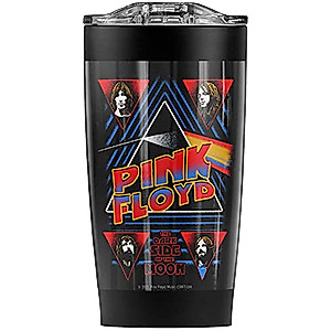 Logovision Pink Floyd Dark Side Stainless Steel Tumbler 20 oz Coffee Travel Mug/Cup, Vacuum Insulated & Double Wall with Leakproof Sliding Lid | Great for Hot Drinks and Cold Beverages