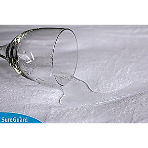 SureGuard Crib Size Mattress Protector - 100% Waterproof, Hypoallergenic - Premium Fitted Cotton Terry Cover