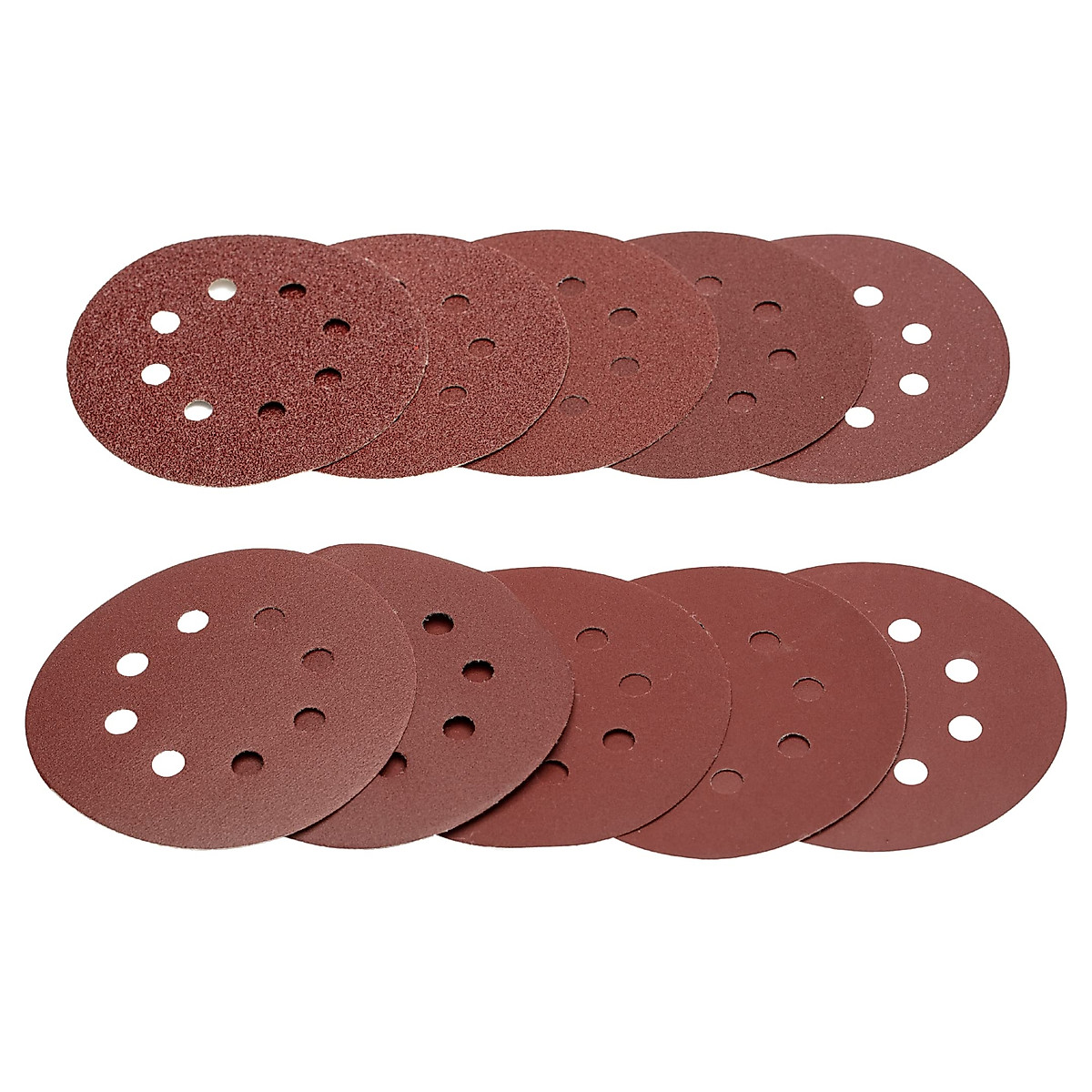 Premium Grade 5-inch 8-Hole Sanding Discs by Starbond - 60, 80, 120, 180, 220, 240, 320, 400, 600, 1000 Grits Sandpaper, for Random Orbital Sander, Perfect for Wood Sanding, fine Finish - 100 Pack