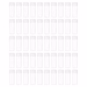50Pcs Sewing Needles Storage Tube Transparent Plastic Needle Storage Container Embroidery Sewing Needle Case Toothpick Holder for DIY Craft Needlework Tool