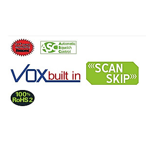 President Electronics Bill II FCC Ultra-Compact AM/FM CB Radio, Black, TXUS101