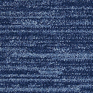 Nourison Essentials Indoor/Outdoor Navy Blue 4' x 6' Area Rug, Easy Cleaning, Non Shedding, Bed Room, Living Room, Dining Room, Backyard, Deck, Patio (4x6)