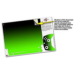 WraptorSkinz Decal Vinyl Skin Wrap Compatible with Xbox One X Console and Controller - Smooth Fades Green Black