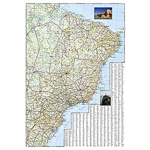 Brazil Map (National Geographic Adventure Map, 3401)