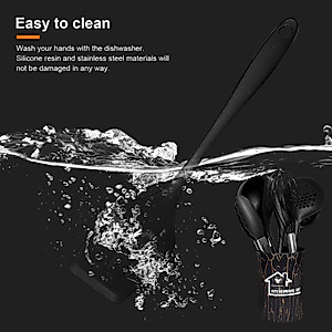 Kitchen Utensils Set, 18PCS Silicone Cooking Utensils Set, Kitchen Gadgets Tools Set for Nonstick Cookware Dishwasher Safe Heat Resistant Apartment Home & Kitchen Must Haves