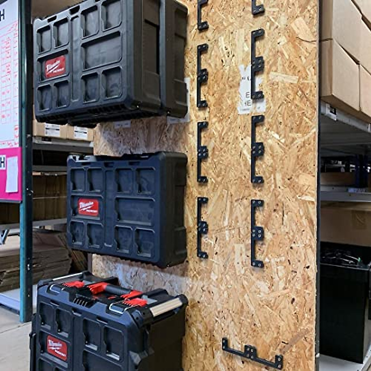 StealthMounts Cleat 'n' Feet Mounting System (4 Pack) | Tool Box Storage System | Mount Anywhere | Compatible with Milwaukee Packout